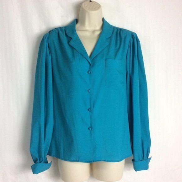 Josephine | Tops | 425 Vintage Josephine Blouse Gathered Cuff Sleeve ...